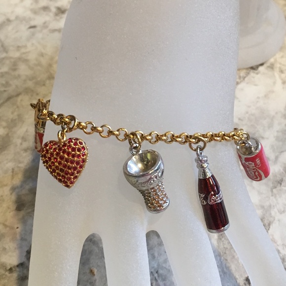 Danbury Mint | Jewelry | Danbury Mint Coca Cola Bracelet 24kt Gold ...